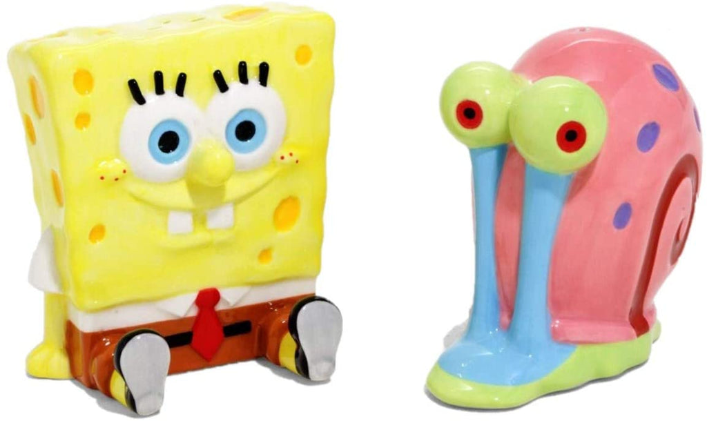 SpongeBob SquarePants SpongeBob and Gary Salt and Pepper Shaker Set ...